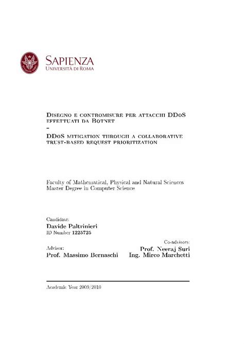 Pdf Ddos Mitigation Through A Collaborative Trust Based Request Prioritization Dokumen Tips