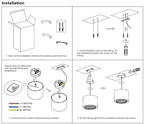 Ceiling Light Installation Wire Connection