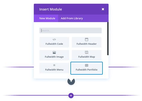 the divi fullwidth portfolio module elegant themes documentation