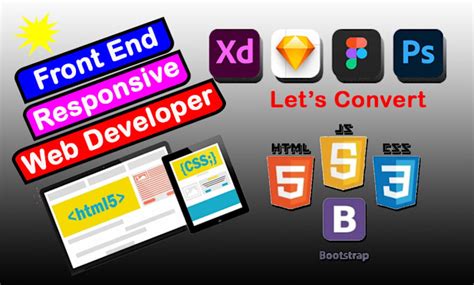 Frontend Website Developer Using Html Css Javascript Bootstrap React Js