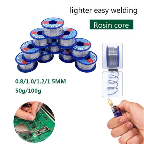 일회용 라이터 납땜 용접 와이어 스테인리스 스틸 플럭스 코어 저온 구리 철 니켈 알루미늄 용접 주석 와이어