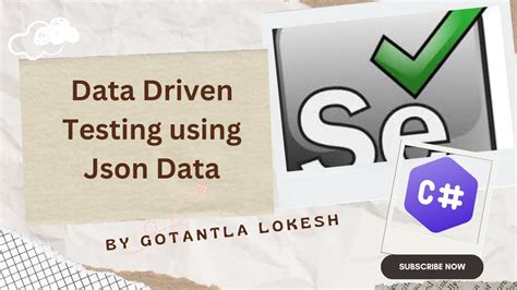 2024 Part 35 Data Driven Testing With External Data Source Using Json For Selenium With C