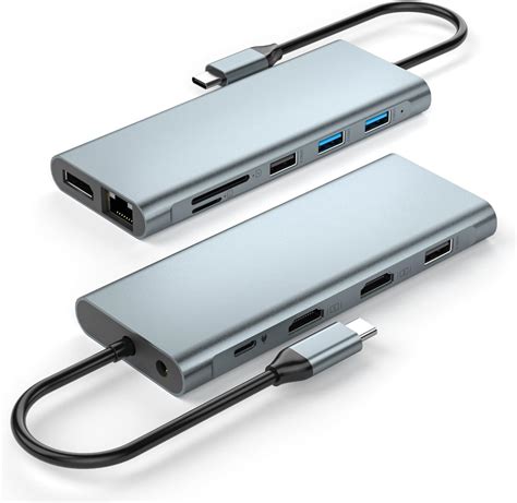 Usb C Docking Station Dual Monitor For Dell Hp Laptop Triple 4k Display Single 8k