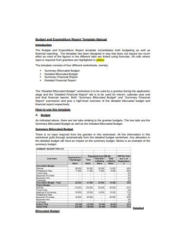 11 Expenditure Report Examples To Download