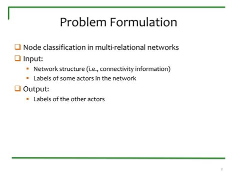 Ppt Multi Label Relational Neighbor Classification Using Social