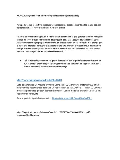 Solar Tracker Arduino Pdf