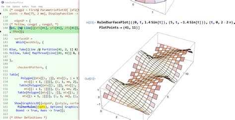 Ruled Surface Mathematica Notes