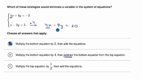Systems Of Equations With Substitution Khan Academy Answers Tessshebaylo