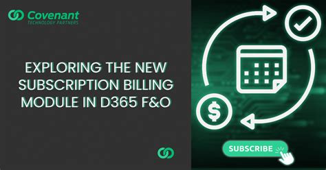 Exploring Subscription Billing In D365 Fando Ctp