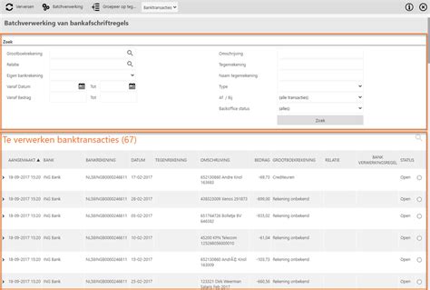 Batch Processing Bank Transactions Yuki Support Nederland