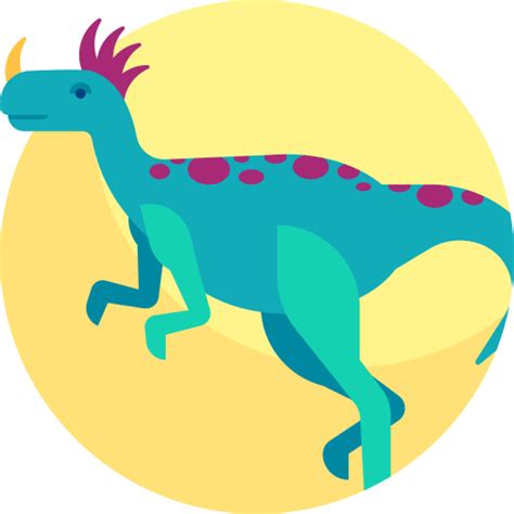 Deinonychus Detailed Flat Circular Flat Icon