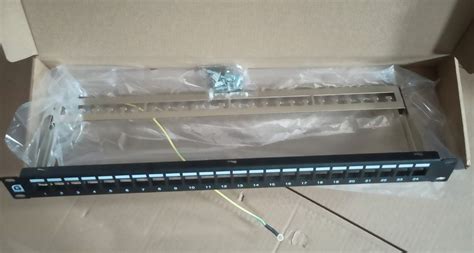 FTP Patch Panel 24 Ports Metal Straight Tru Modular Distribution Frame Computers Tech Parts