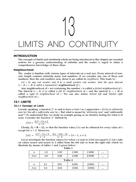 limits continuity and differentiability pdf