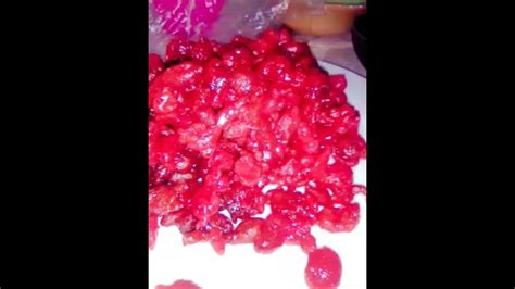 රෝස පාට කොළ පාට බූන්දි 😋😋 Youtube