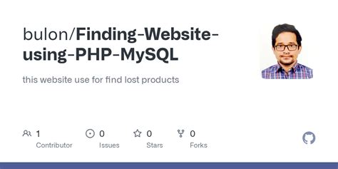Github Bulonfinding Website Using Php Mysql This Website Use For
