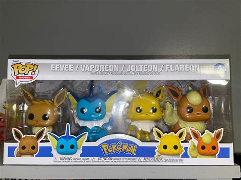 Eevee Funko Pop Evolutions 4pk Etsy