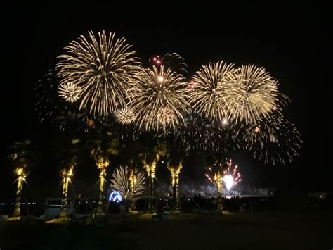 璀璨烟花点亮金山海岸线，上海湾区城市沙滩国际音乐烟花秀拉开帷幕