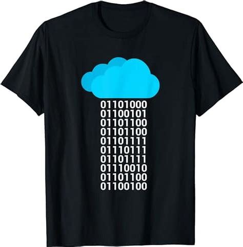 Programmer Cloud Big Data Developer Nerd Binary T Shirt