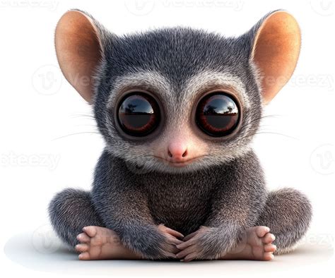 Cute Lemur Digital Illustration 60694227 Png