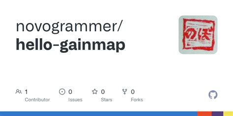 github novogrammer hello gainmap