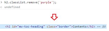 Js Classlist