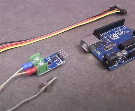 Temperature Sensor With Arduino K Type Thermocouple Sensor MAX Module CircuitMagic