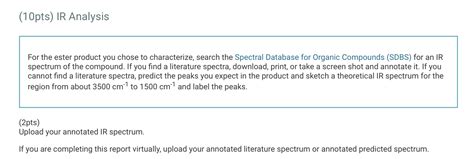 solved annotate the ir spectrum for isobutyl formate and