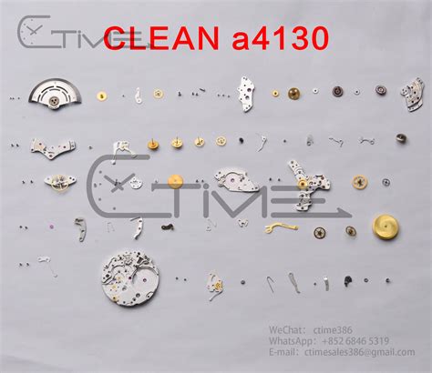 Comparison Between The Gen 4130 Movement And The Clean 4130 Movement