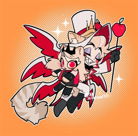 Charlie Morningstar And Lucifer Morningstar Hazbin Hotel Drawn By Wu