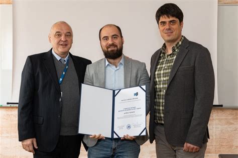 Ivan Won The Student Prize Of Institute Of Physics Plasma