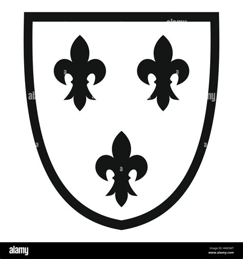 Crest Icon Simple Style Stock Vector Image And Art Alamy