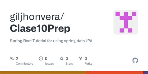 Github Giljhonveraclase10prep Spring Boot Tutorial For Using Spring