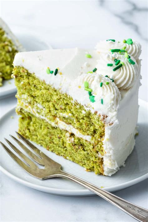 Pistachio Cake With White Chocolate Frosting Simply Whisked