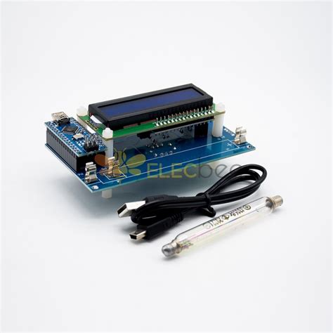 open source geiger counter radiation detector diy module with lcd
