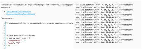 Sensor Templates And Arrays Of Values Configuration Home Assistant