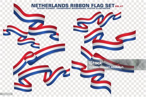 네덜란드 리본 플래그 세트 요소 디자인 3d 스타일 벡터 일러스트 레이 션 0명에 대한 스톡 벡터 아트 및 기타 이미지 0명 Film Festival Pegida