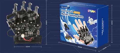 Acebott Motion Sensing Glove W 5 Encoders And Accelerometer And Enhanced