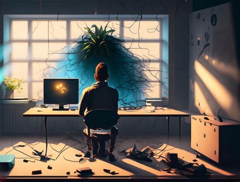 Premium Ai Image Someone Trying Solve To Computer 1112