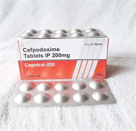 Cepotral 200 Tab Cefpodoxime Tablet Ip 200mg Orion Life Science