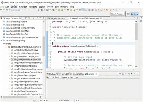 Java Long CompareTo Long AnotherLong Example Output Java Tutorial HQ
