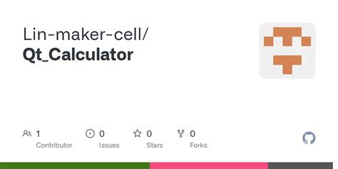 GitHub Lin Maker Cell Qt Calculator