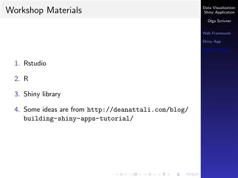data visualization introduction to shiny web applications ppt