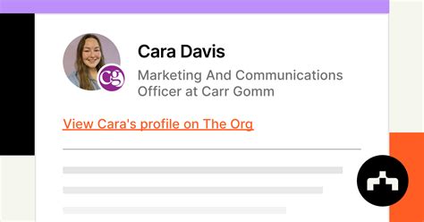 Cara Davis Marketing And Communications Officer At Carr Gomm The Org