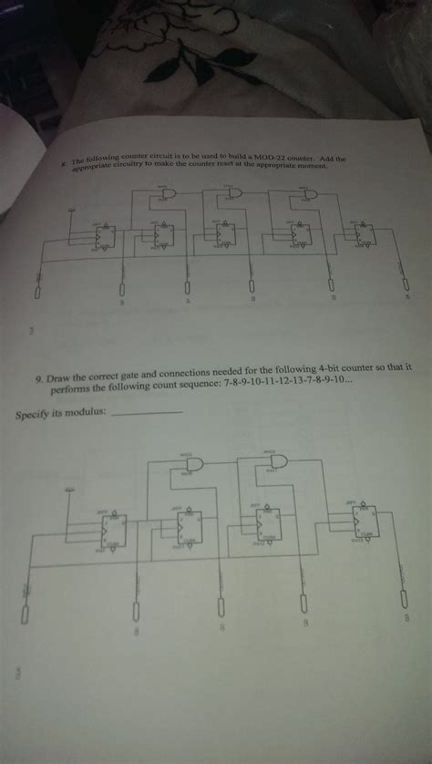 Solved The Following Counter Circuit Is To Be Used To Built Chegg