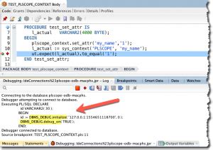 Using DBMS DEBUG In SQL Developer Philipp Salvisberg S Blog