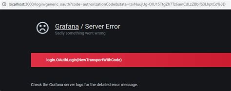 How To Avoid The Error Oauth Server Response Missing Access Token Grafana Grafana Labs