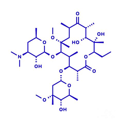 Clarithromycin Antibiotic Drug Photograph By Molekuul Science Photo Library Fine Art America