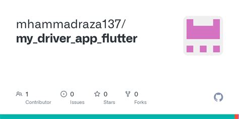 GitHub Mhammadraza My Driver App Flutter
