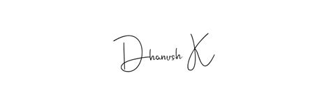 73 Dhanush K Name Signature Style Ideas Ultimate Esignature