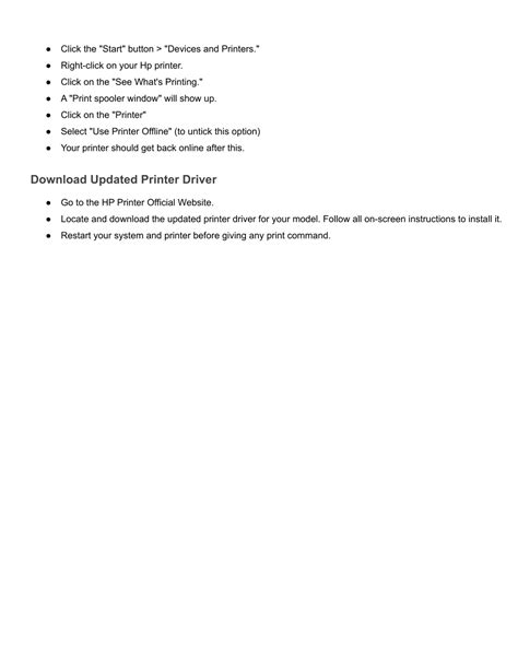 Ppt How To Fix Hp Printer Offline Issue Powerpoint Presentation Free Download Id